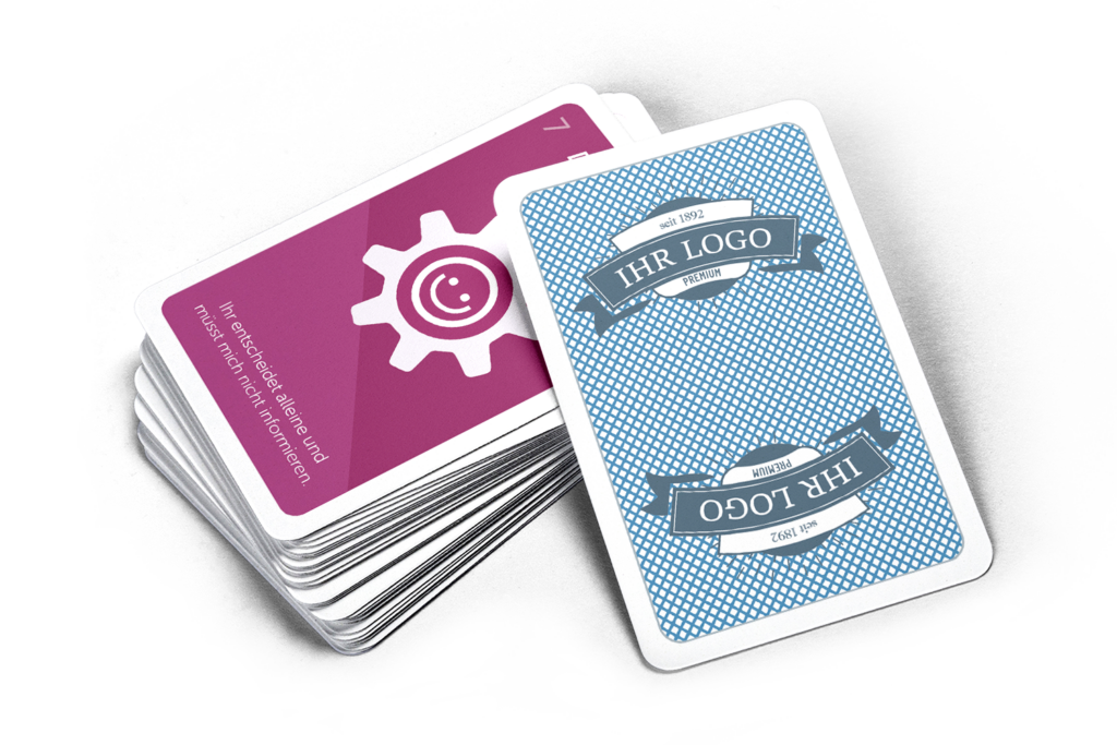 Delegation Cards gestalten und drucken - MeinSpiel.de