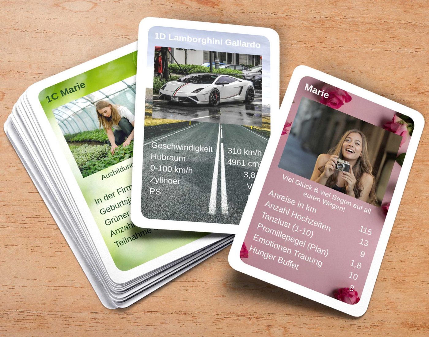 Auto-Quartett selbst gestalten und drucken - MeinSpiel.de