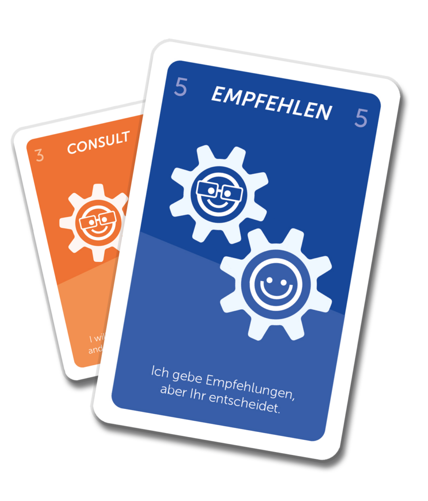 Delegation Cards gestalten und drucken - MeinSpiel.de