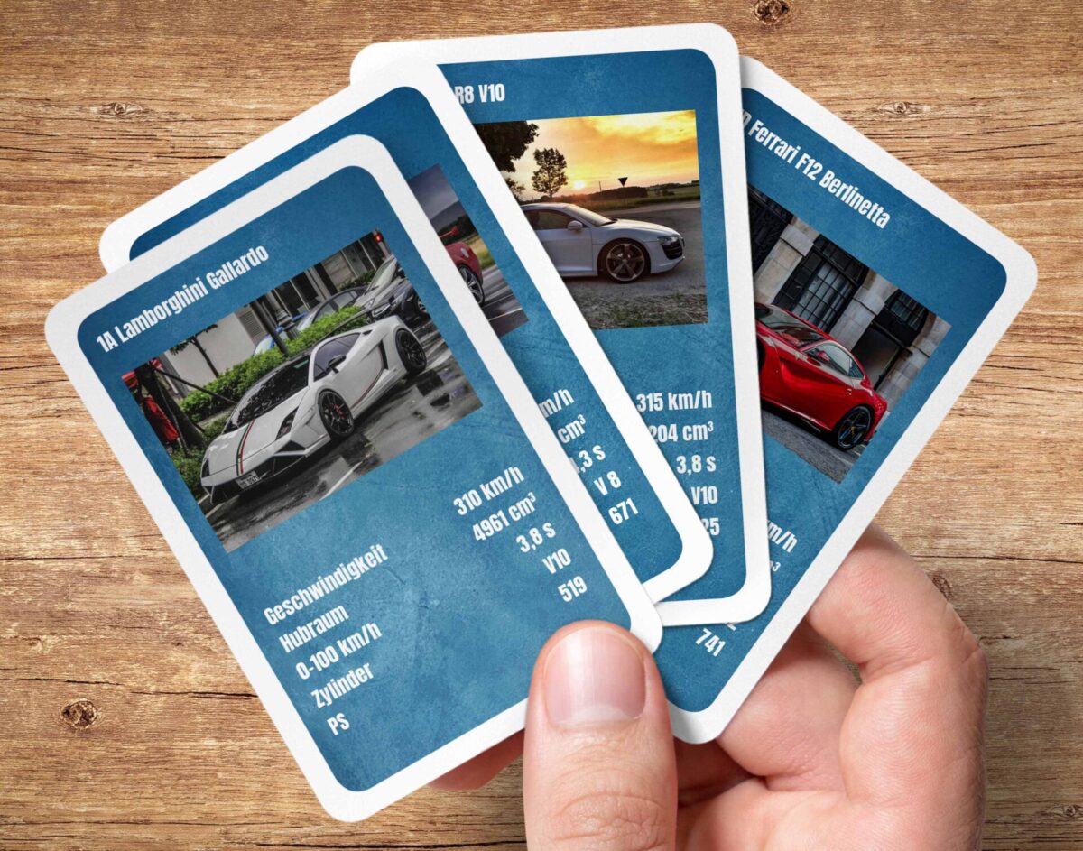 Eigenes Quartett-Kartenspiel gestalten und drucken - MeinSpiel.de