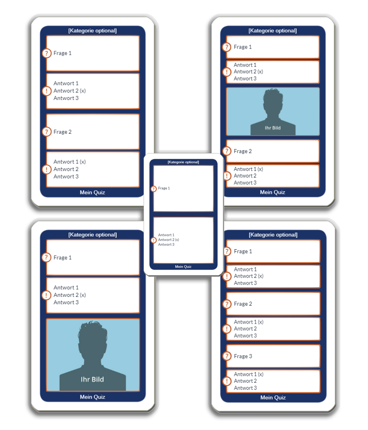 Quiz-Karten individuell erstellen & drucken - MeinSpiel.de