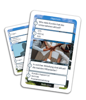 Quiz-Karten individuell erstellen & drucken - MeinSpiel.de