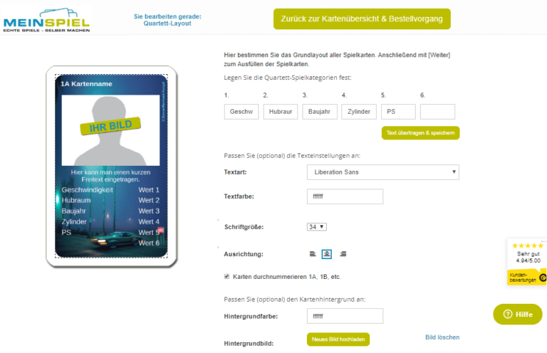 Auto Quartett: Spielkarten für Autoliebhaber - MeinSpiel-Blog