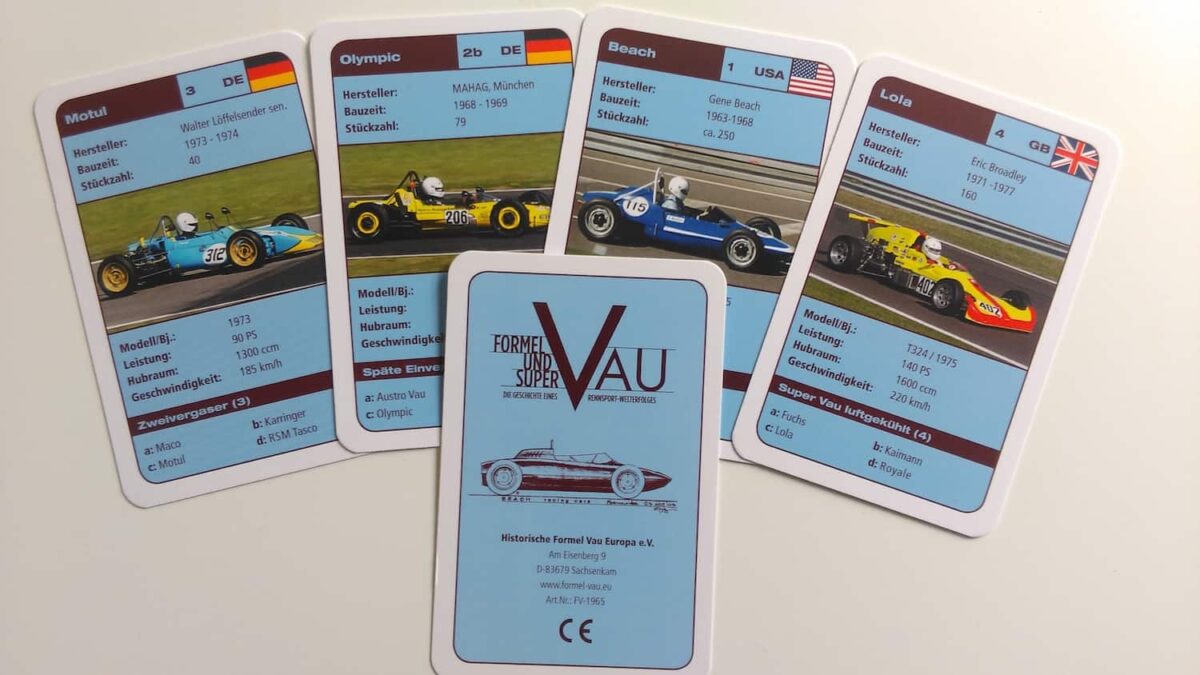 Auto Quartett: Spielkarten für Autoliebhaber - MeinSpiel.de