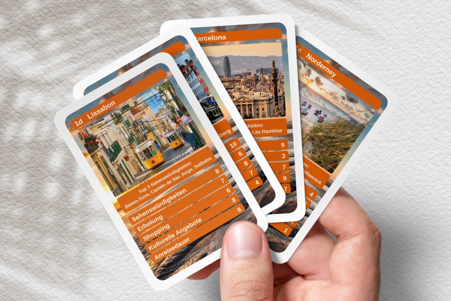 Quartett Kartenspiel gestalten und drucken - MeinSpiel.de
